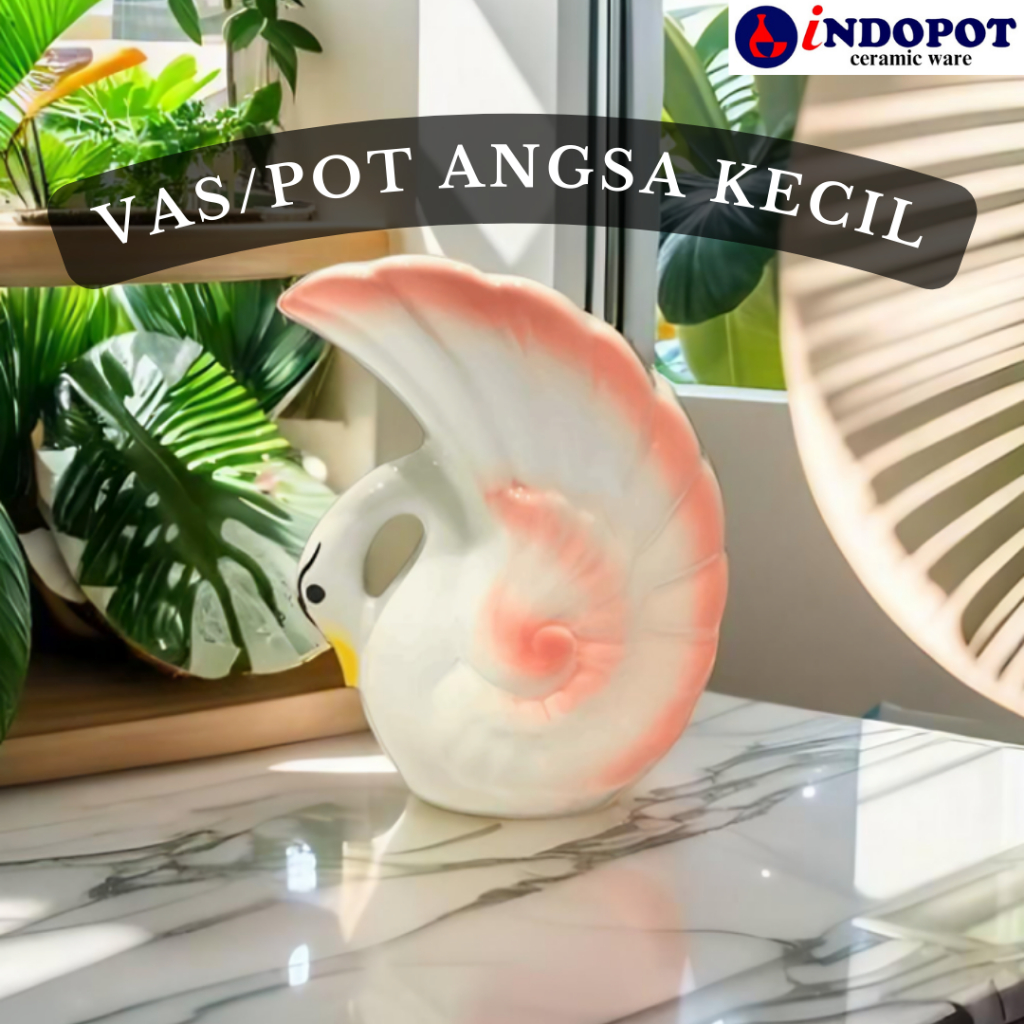 Jual Vas Pot Keramik Model ANGSA KECIL bisa untuk dekorasi rumah ...