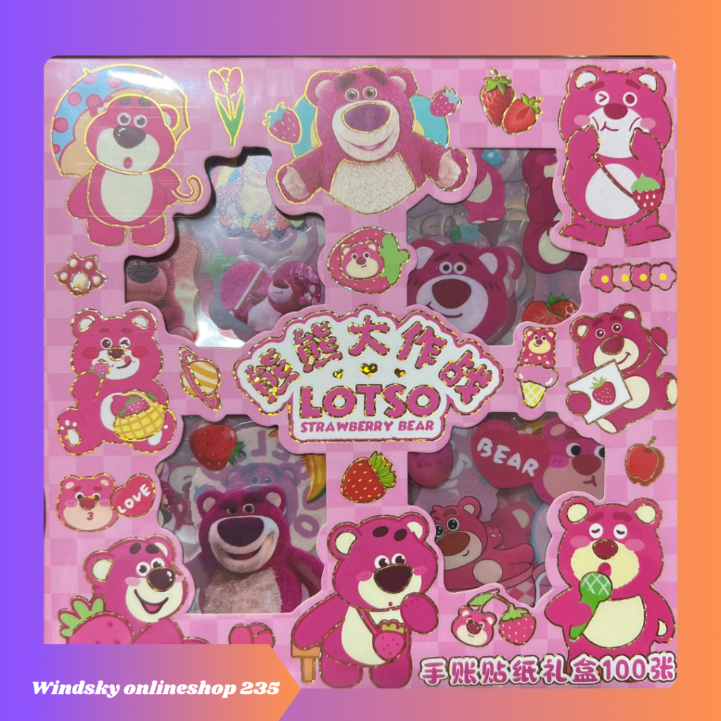 Jual Stiker Lotso/mine craft/Roblox100 Lembar Stiker Motif | Shopee ...