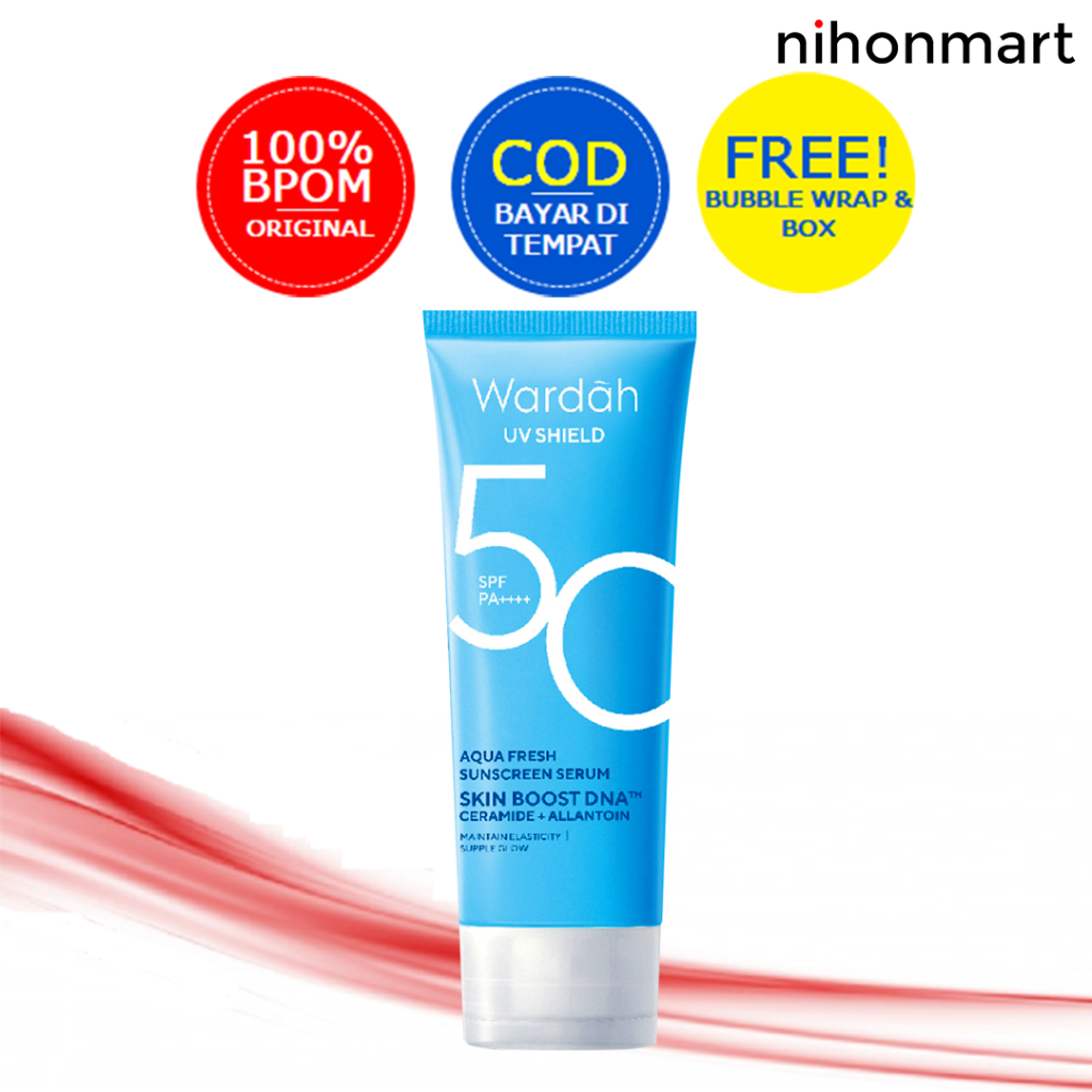 Jual Wardah UV Shield Aqua Fresh Sunscreen Serum (SPF 50) 30ml | Shopee ...