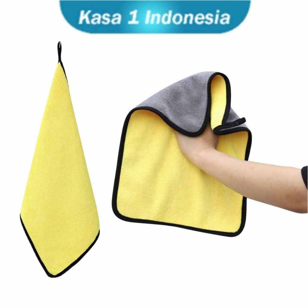 Jual Kain Lap Mobil Microfiber / Kain Lap Cuci Motor Serbaguna | Shopee ...