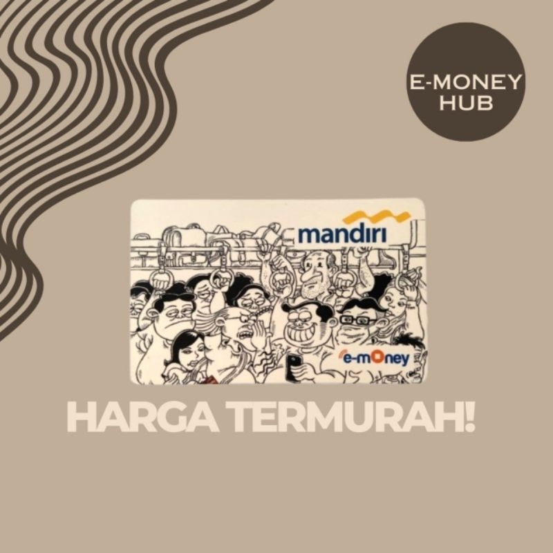Jual Emoney Mandiri eToll kartun Limited Edition KRL V2 | Shopee Indonesia