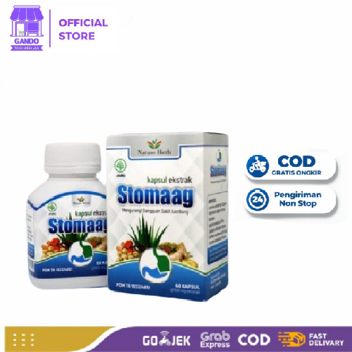 Jual Kapsul Ekstrak STOMAAG Herbal Masalah Lambung dan Maag STOMAG isi ...