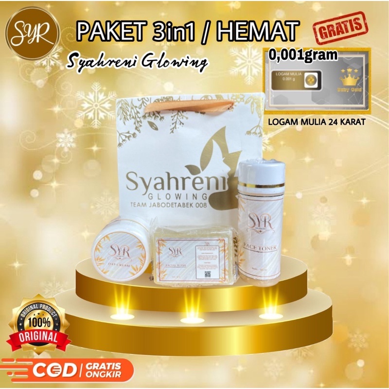 Jual PAKET 3in1 / HEMAT SYR GLOWING PAKET 3in1 / HEMAT / ALL DAY CREAM ...