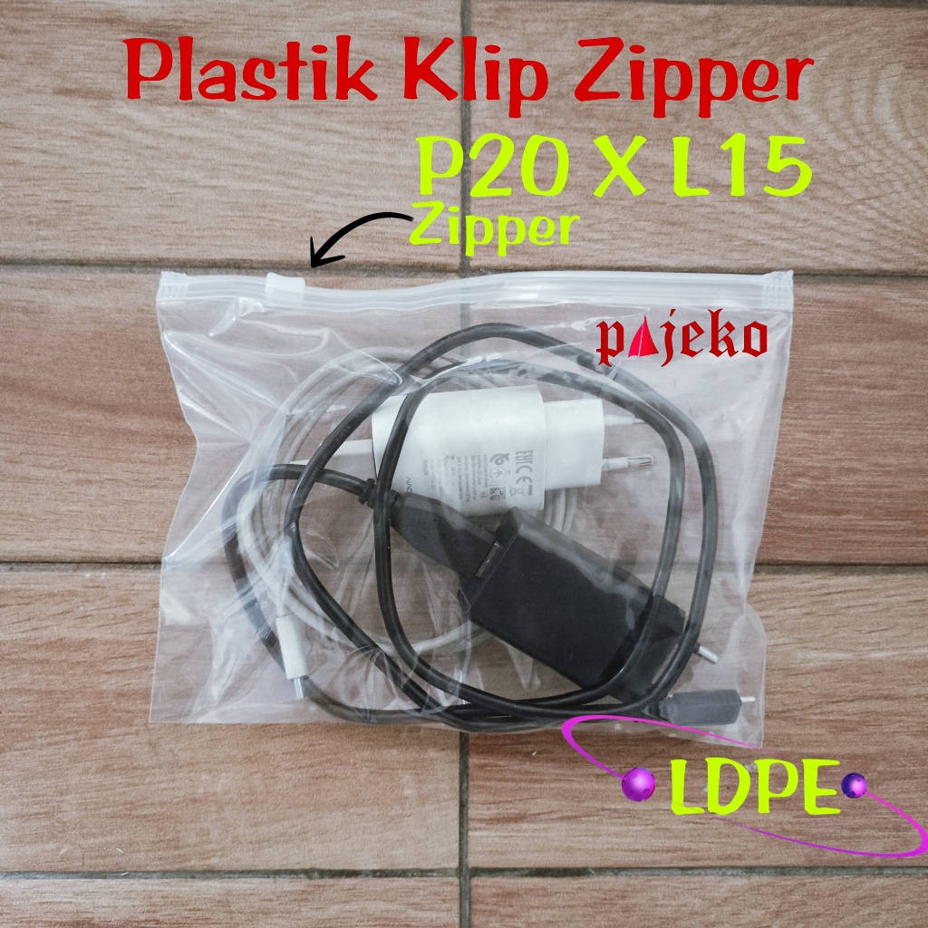 Jual Plastik Ziplock 20 x 15 Cm , Plastik Klip Zipper 20 x 15 Cm ...
