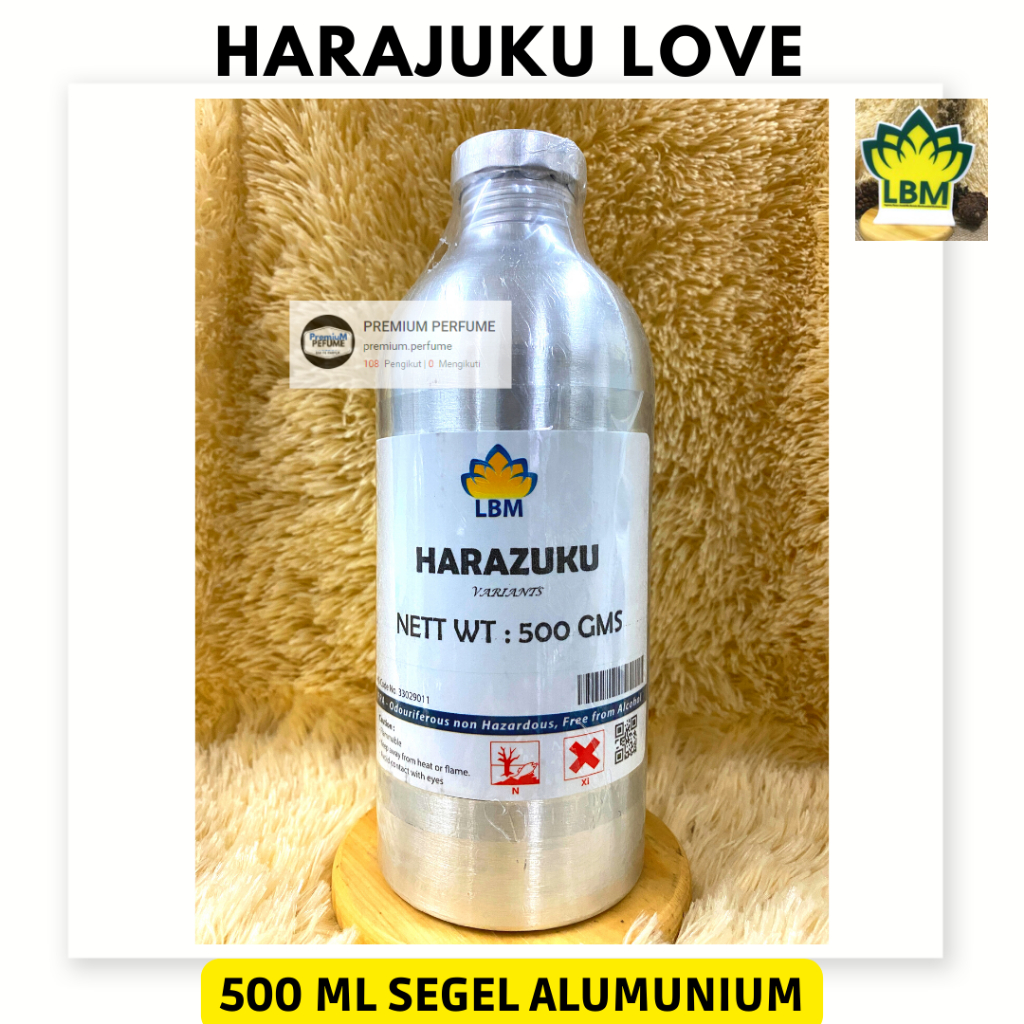 Jual HARAJUKU LOVE Kemasan 500 ML LBM Fragrance - PERFUME Murni Tahan ...