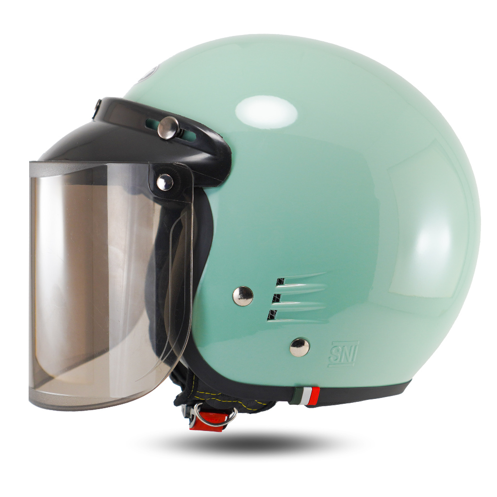 Jual Helm Polos Retro Bogo Dewasa Pria Wanita SNI kekinian Terbaru ...