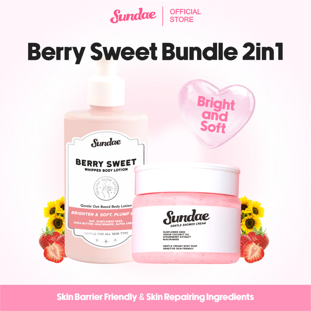 Jual Sundae Bundle - Berry Sweet Whipped Body Lotion & Whipped Shower ...