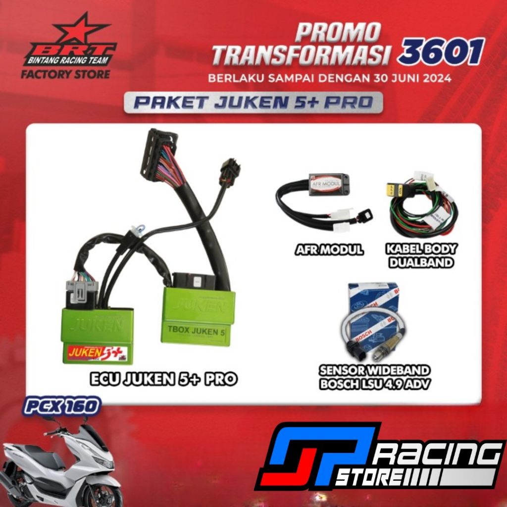 Jual Paket ECU JUKEN 5+ PRO PCX 160-AFR Modul-Kabel Body-BRT Promo 3601 ...