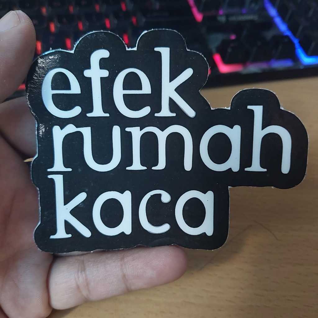 Jual Stiker Efek Rumah Kaca Band Indie - STICKER MOTOR / STICKER HELM ...