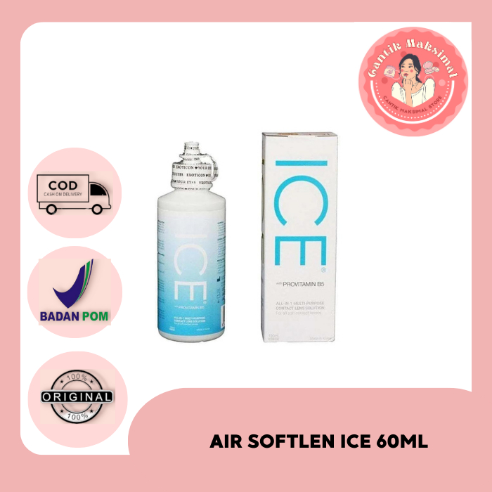 Jual AIR SOFTLENS ICE 60ML / Cairan Softlen Ice 60ml | Shopee Indonesia