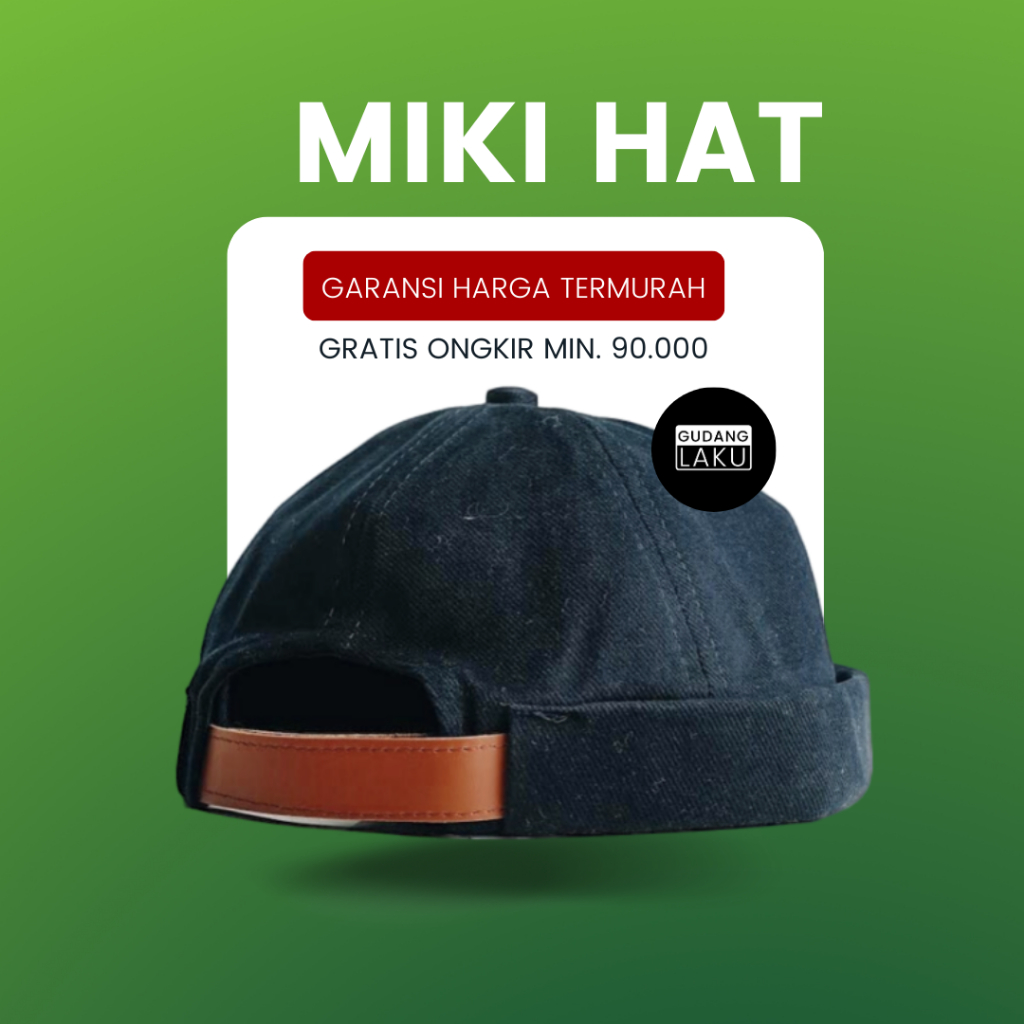 Jual Topi Peci Miki Hat /Peci Uas Premium Peci Brimless Hijrah Alat ...