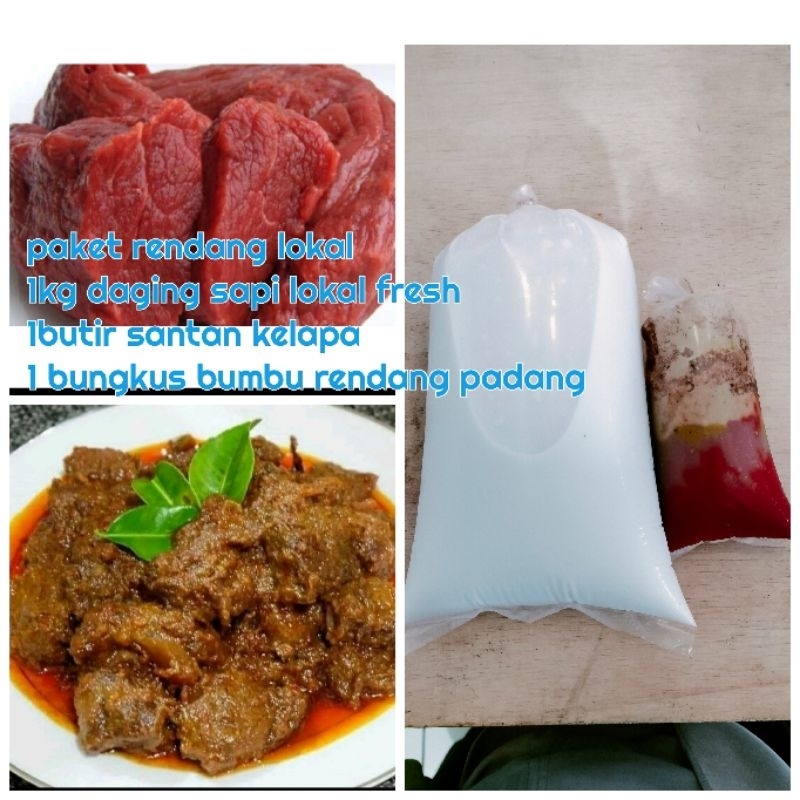 Jual paket rendang sapi lokal | Shopee Indonesia