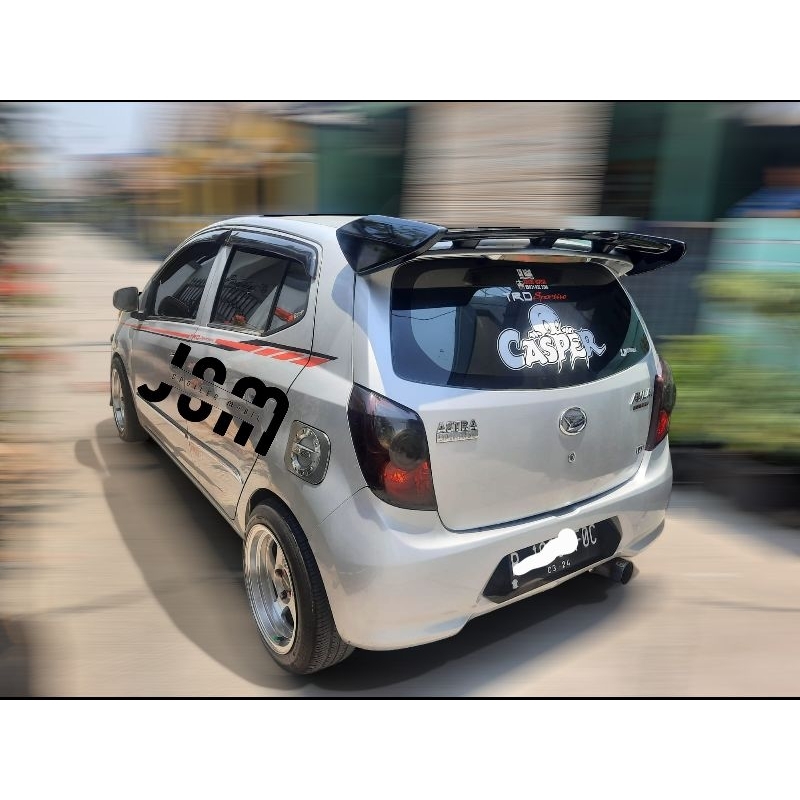 Jual Spoiler Agya Ayla 2023 kebawah Model Urbanite Bahan Plastik ABS ...