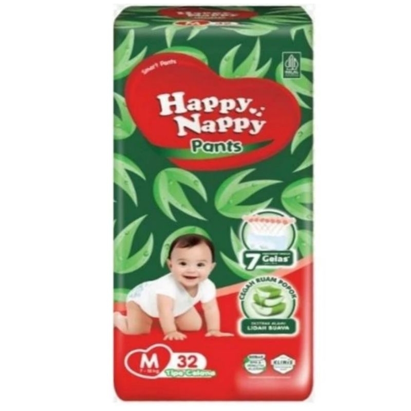 Jual HAPPY NAPPY SMART PANTS S40, M32 ,L28 DAN XL26 || HAPPY NAPPY TYPE CELANA KEMASAN BESAR ...