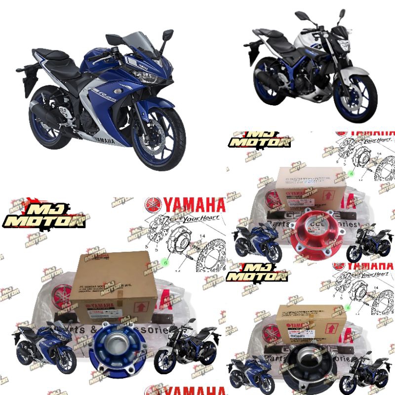 Jual COVER NAP GEAR GER GIR CLUTCH HUB YZF R25 R 25 MT 25 1WD-F5366-00 ...
