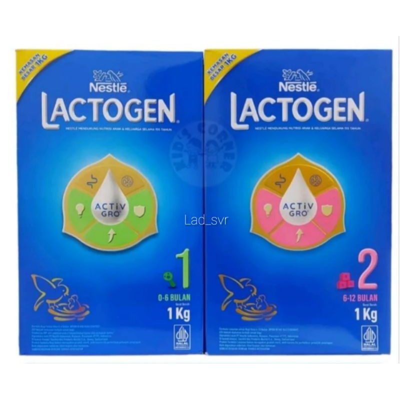 Jual Lactogen 1 & 2 ukuran 350 gr / 750 gr / 1 kg (expired 2025 ...