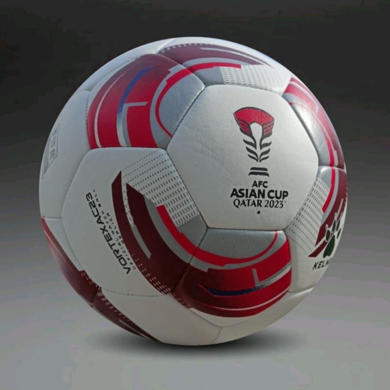 Jual Bola Sepak KELME AFC Asian Cup Qatar 2023 Ball Bonus Pentilator ...