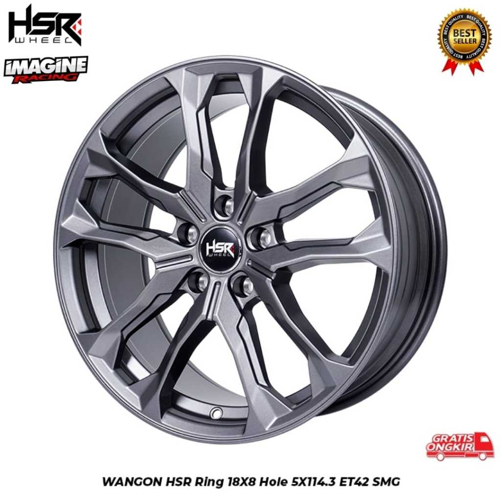 Jual Velg racing hsr wangon ring 18 untuk crv rush biante xpander zenix ...