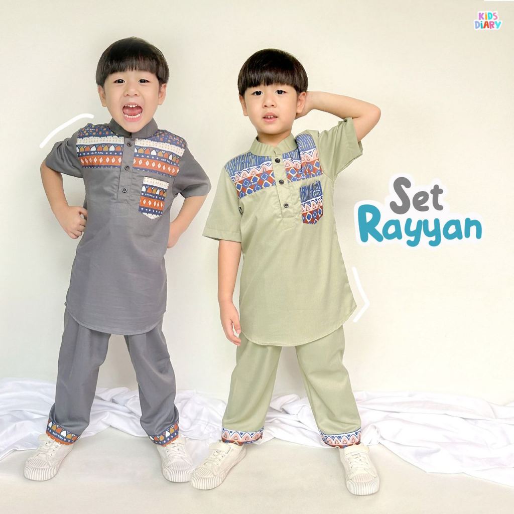 Jual Setelan Baju Koko Anak Laki Laki Bahan Toyobo mix Printing Kids ...