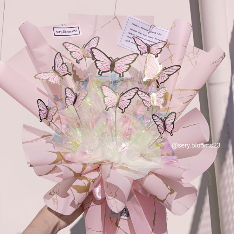 Jual BUKET HOLOGRAM KUPU KUPU LED BUTTERFLY | Shopee Indonesia