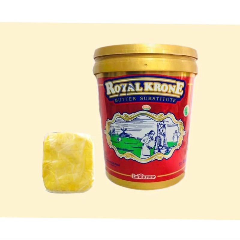 Jual BUTTER ROYAL KRONE REPACK 250GR/500GR/MENTEGA ROYAL KRONE | Shopee Indonesia