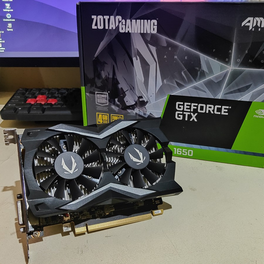 Jual VGA ZOTAC GTX 1650 4GB DDR6 - GTX1650 | Shopee Indonesia