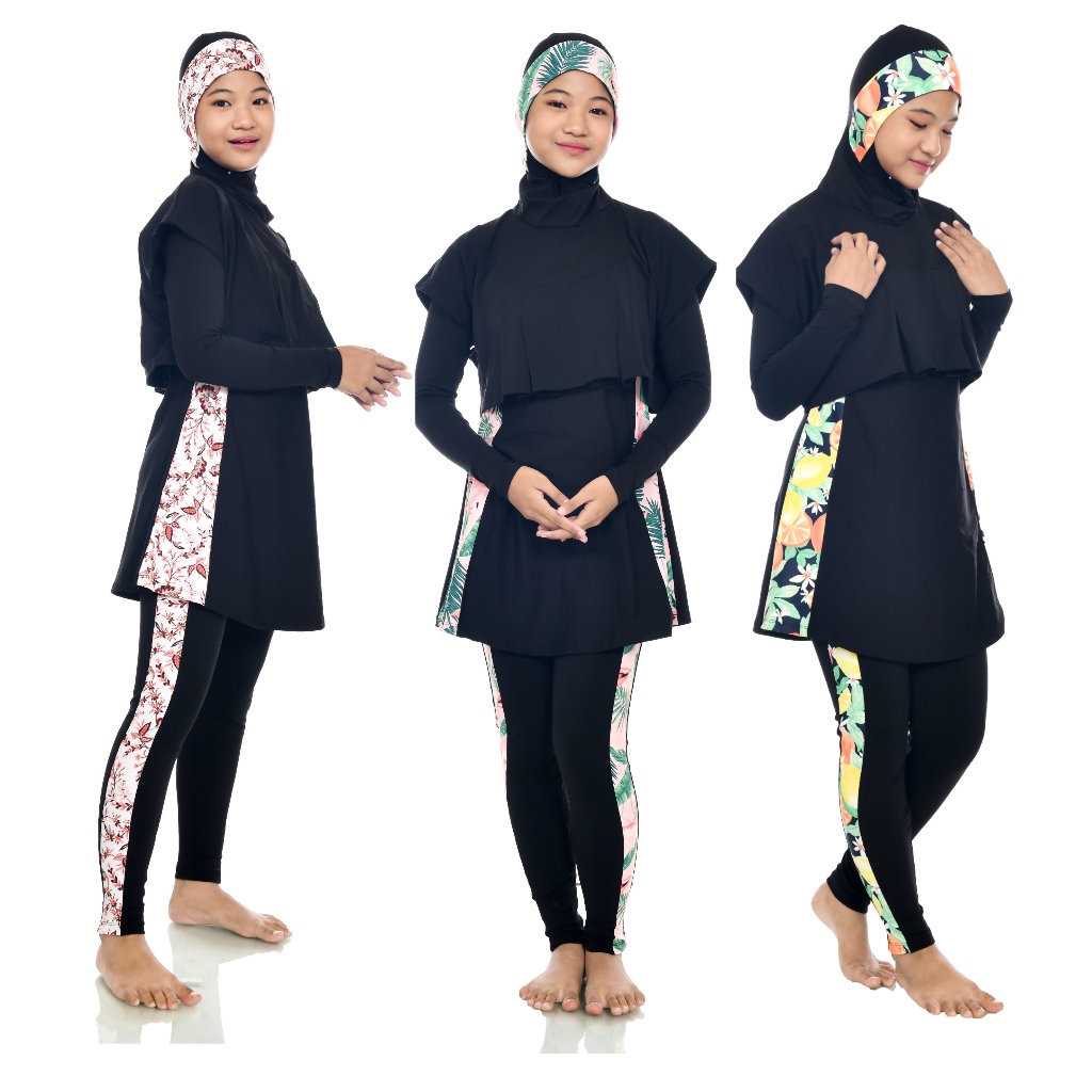 Jual Baju renang muslim syar'i anak SD diving muslim anak remaja usia 9 ...