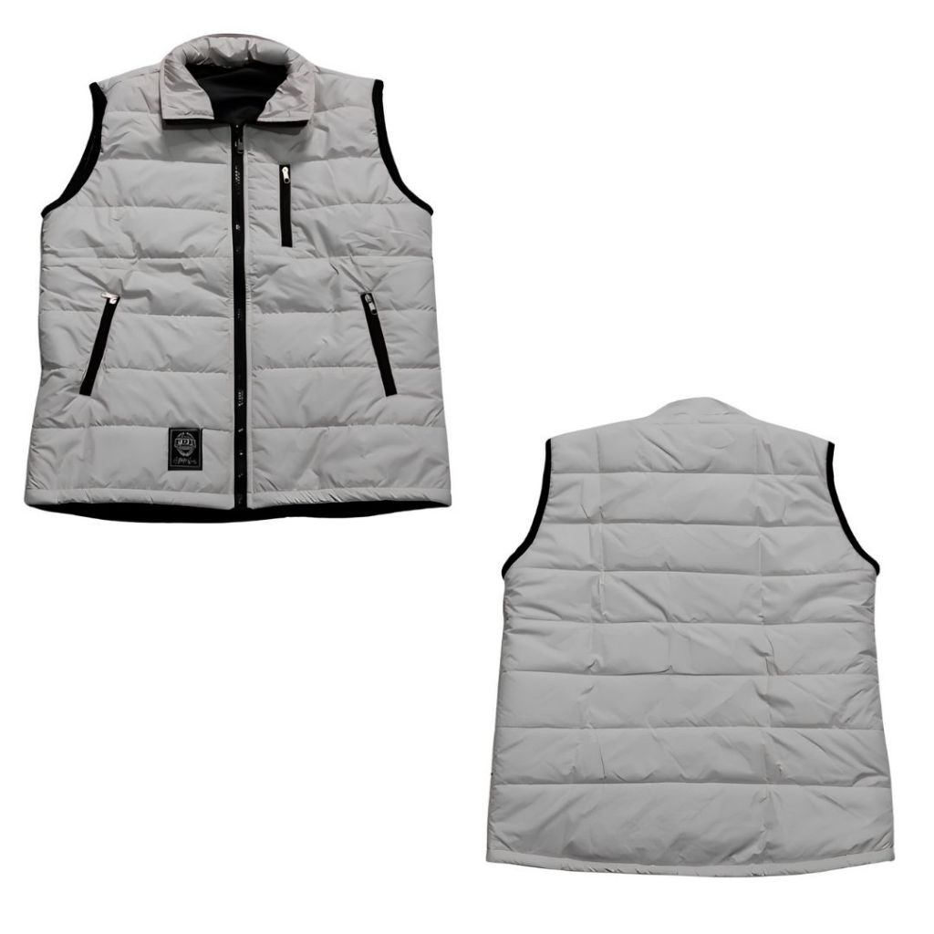 Jual Jaket Rompi Gelembung Polos Dewasa Pria Wanita Rompi Motor Unisex ...