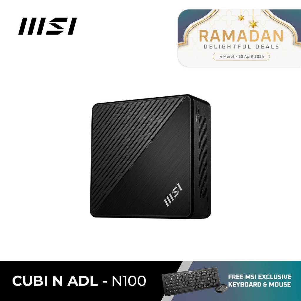 Jual MSI Mini Pc Cubi N ADL - Intel N100 Barebone | Shopee Indonesia