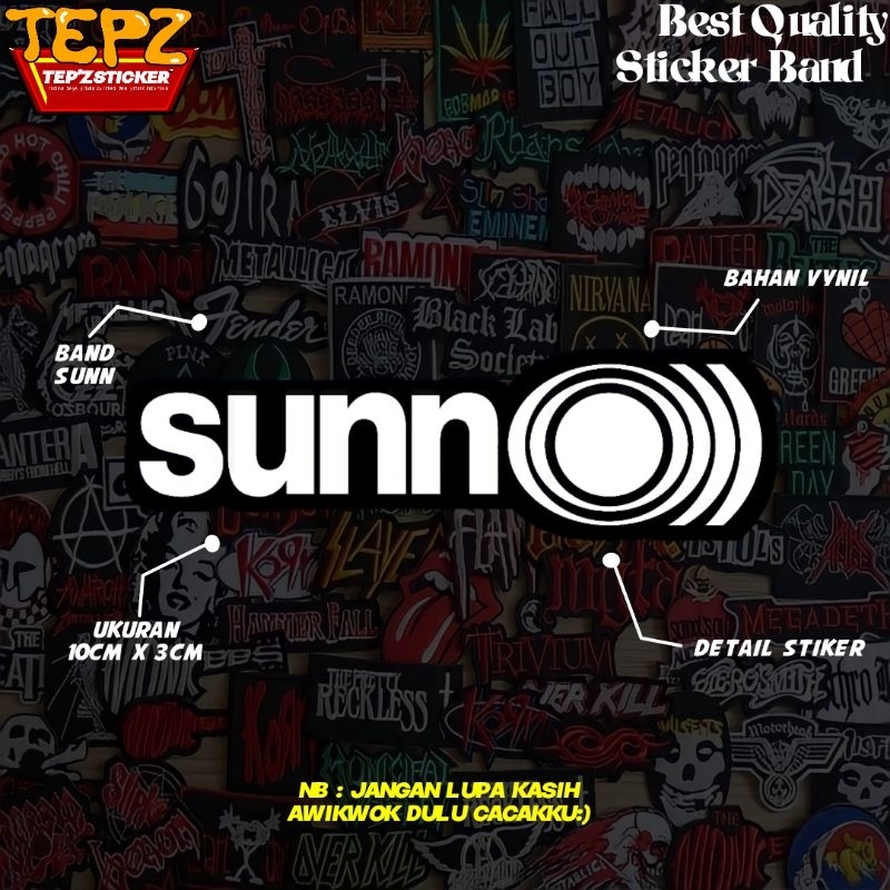 Jual STIKER STICKER (BAND SUNN) STIKER BAND|STIKER METAL|STIKER TUMBLR|STIKER AESTHETIC | Shopee ...