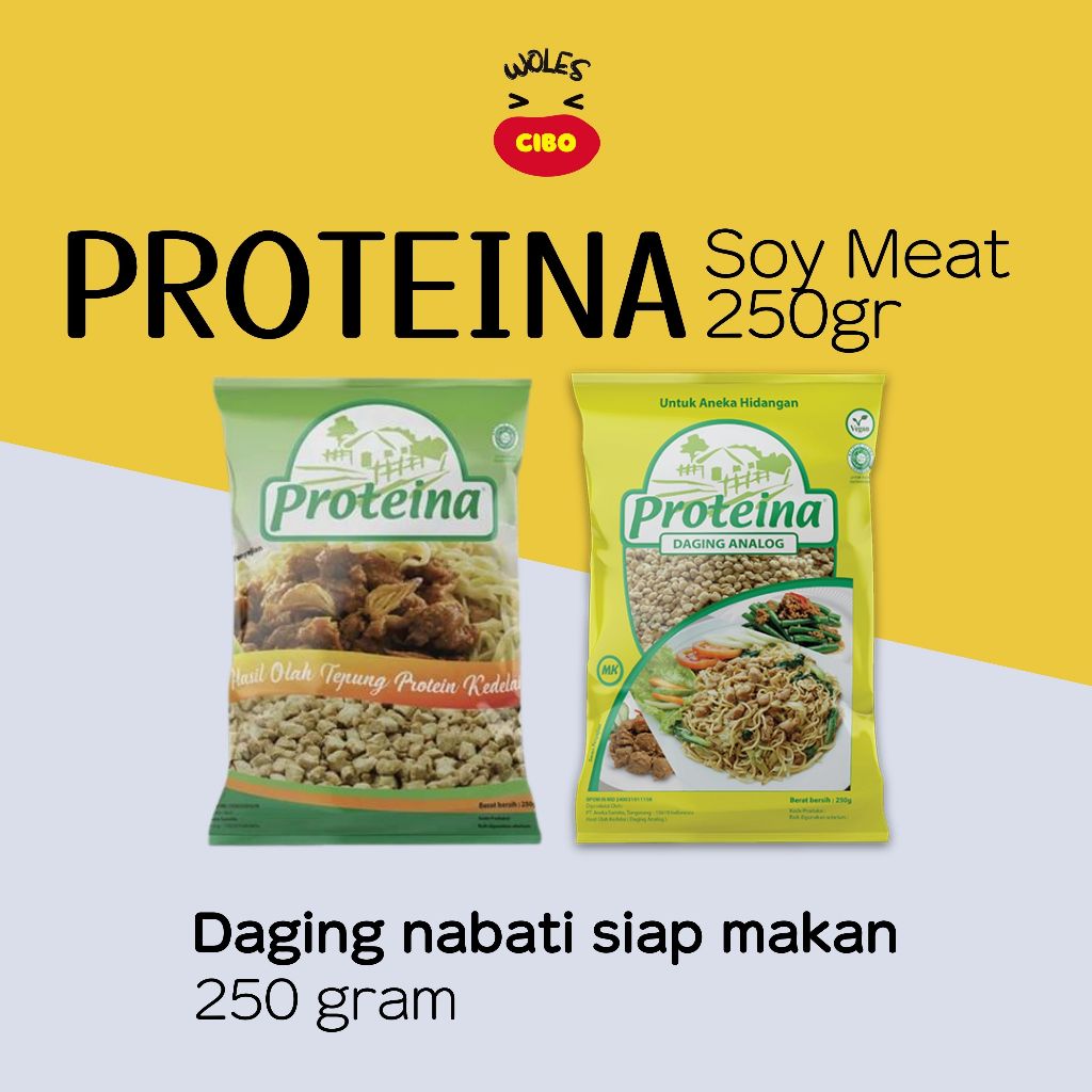 Jual Proteina L, LX, LS, MK 250 gram/ Daging Nabati/ Protein Nabati ...