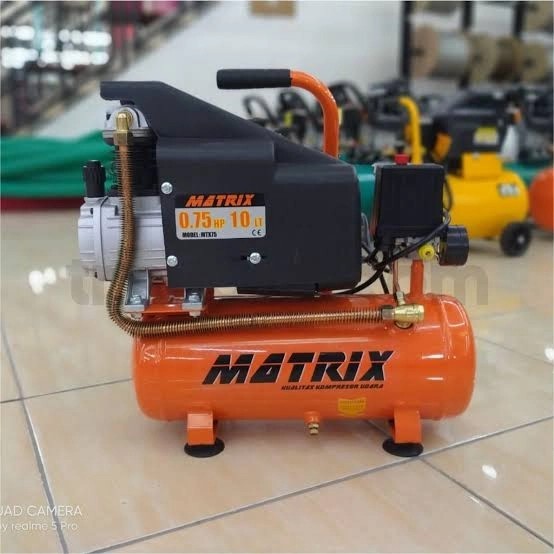 Jual Matrix Kompresor Angin 3/4 HP 10 Liter MTX 75 0.75 HP Air ...