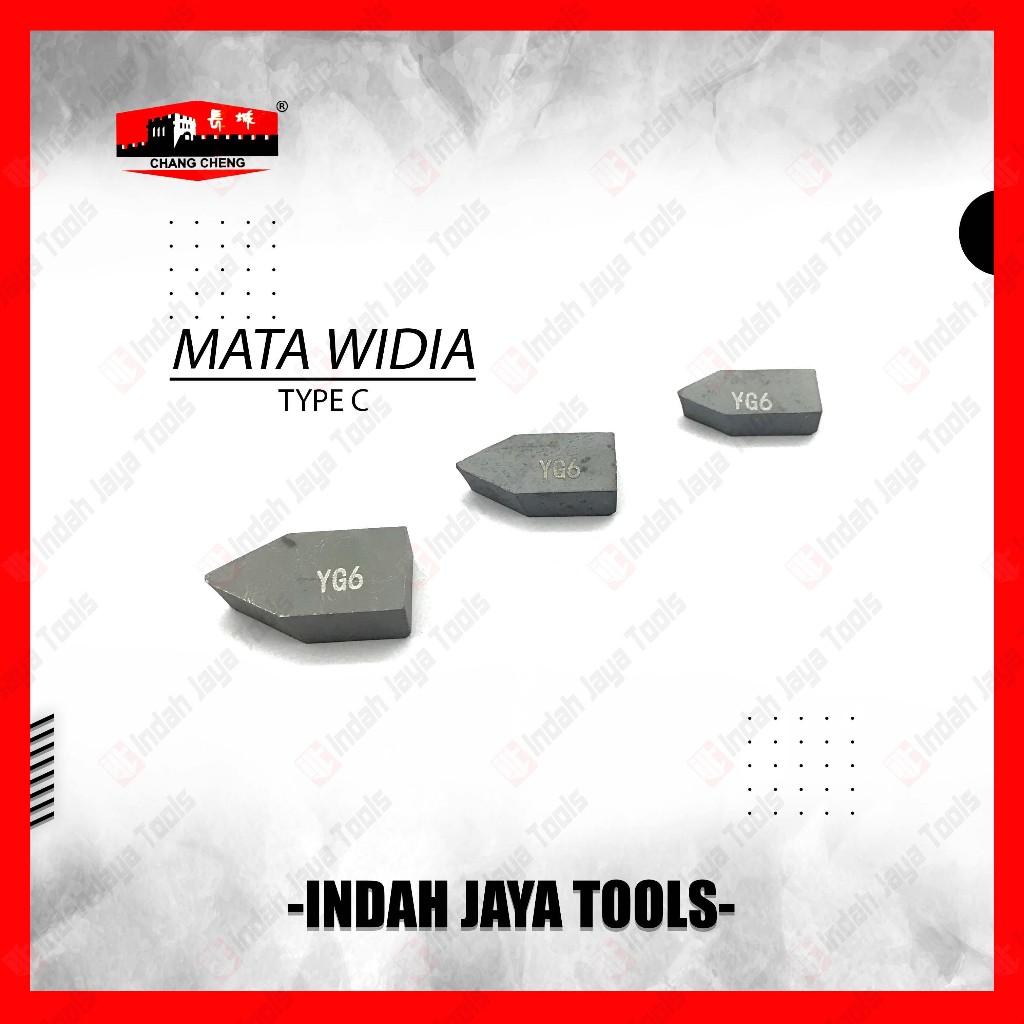 Jual MATA WIDIA Type C 110 116 120 Pahat Betel Bubut Tengah Netral ...