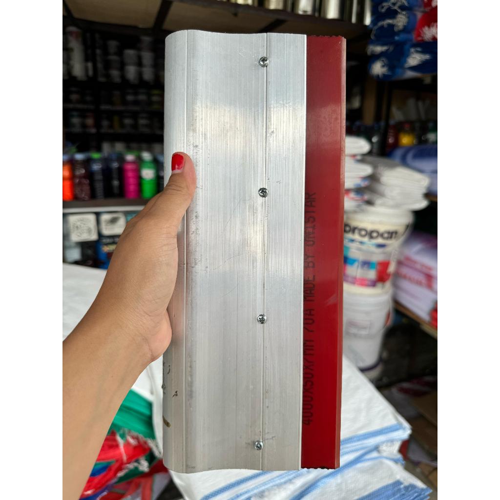 Jual Rakel Sablon Merah LANCIP + Gagang Alumunium | Shopee Indonesia