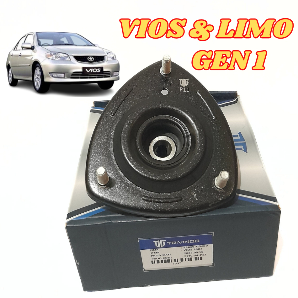 Jual FRONT SUPPORT SHOCK ABSORBER DEPAN TOYOTA VIOS DAN LIMO GEN 1 ...