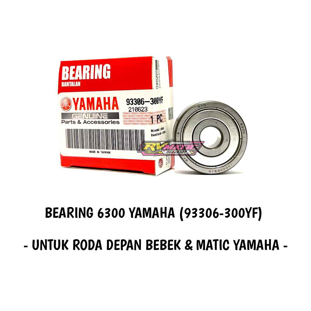 Jual BEARING 6300Z MIO JUPITER AEROX NMAX MIO M3 FAZZIO VEGA ORIGINAL ...