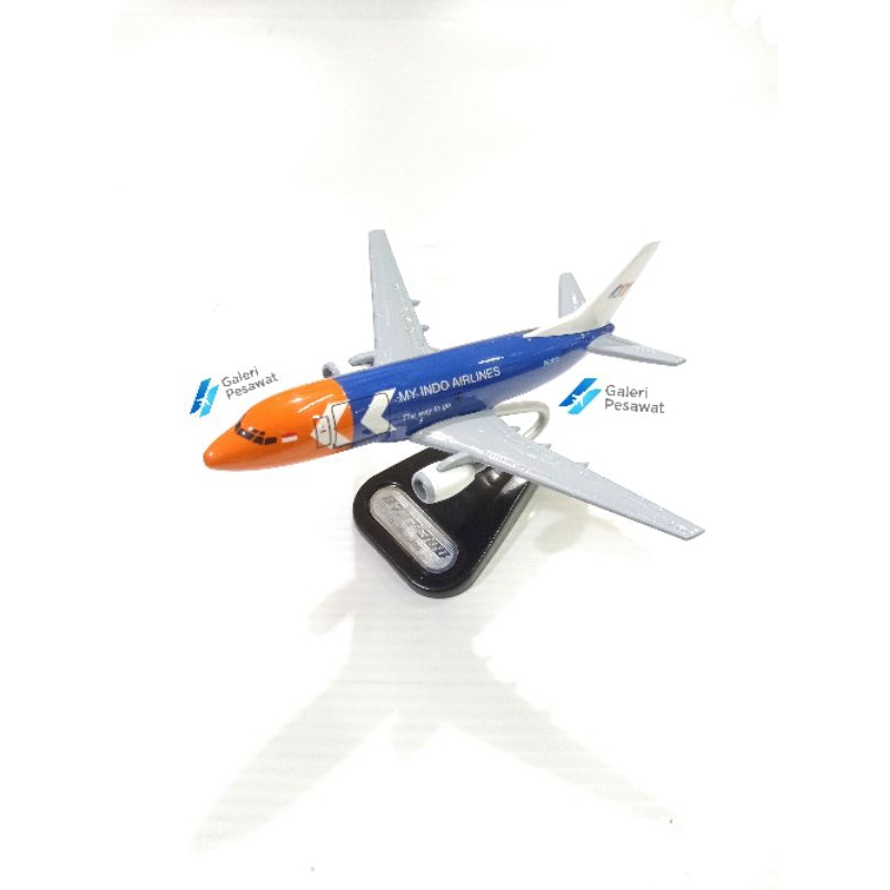 Jual Miniatur Replika Pesawat MY INDO AIRLINES | Shopee Indonesia