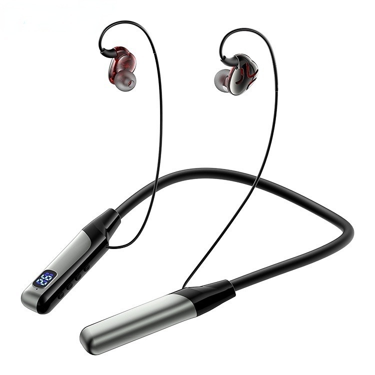 Jual Bluetooth Earphones Wireless Headphones Neckband Neck-hanging TWS ...