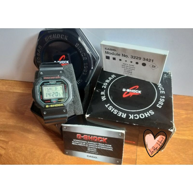 Jual [Preloved] Jam Tangan Pria CASIO 3229 G-Shock DW-5600CMB - Black ...