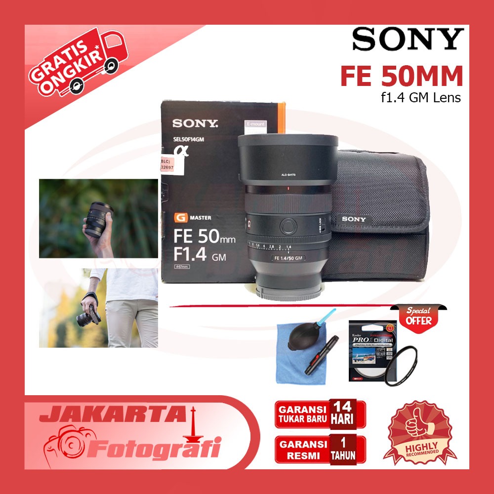 Jual Sony FE 50mm f1.4 GM Lens Sony FE 50 mm f/1.4 GM FE 50mm GARANSI RESMI | Shopee Indonesia