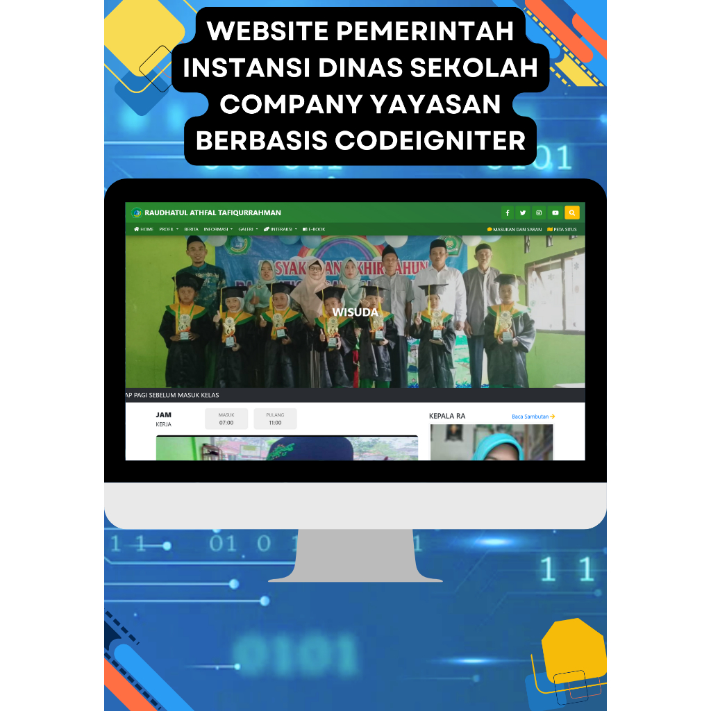 Jual Website Pemerintah Instansi Dinas Sekolah Company Yayasan Berbasis ...