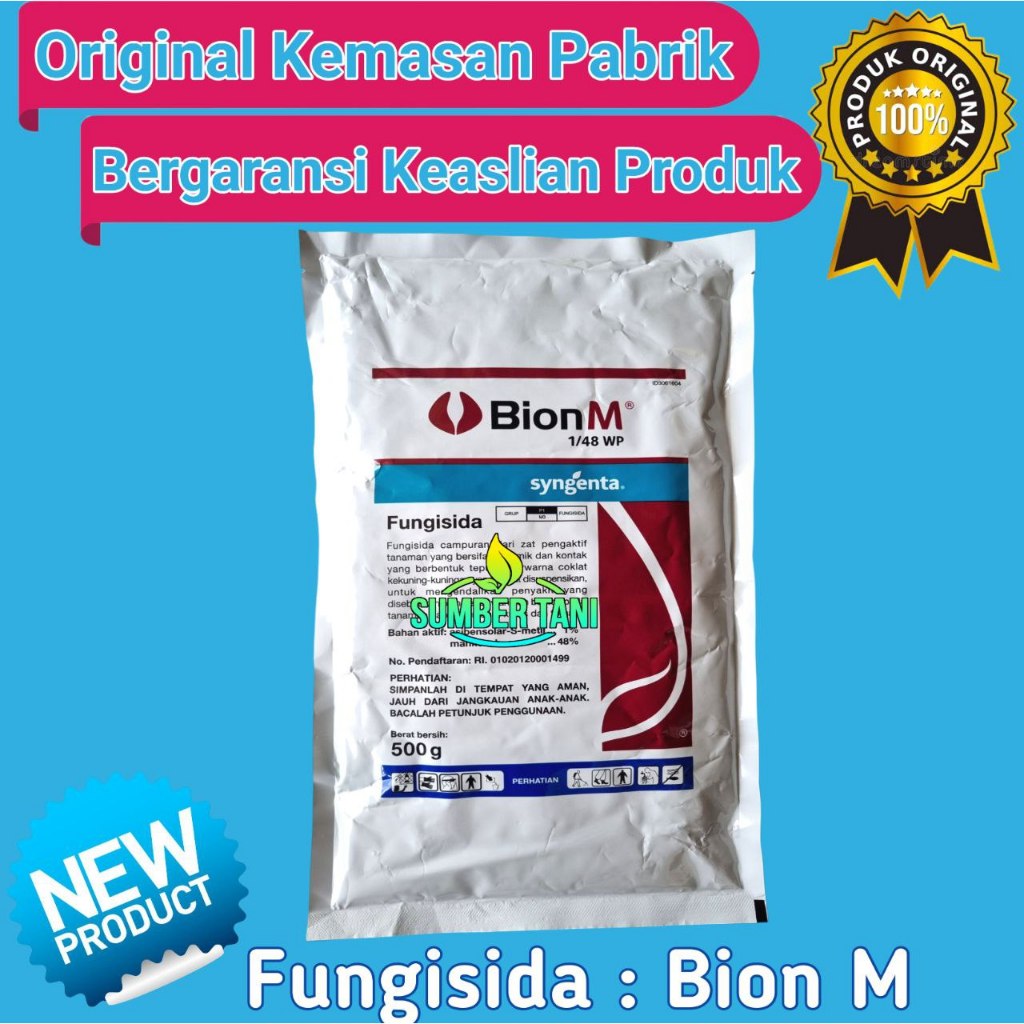 Jual BION M 500gr - Fungisida Kontak+Sistemik Dari SYNGENTA | Shopee ...