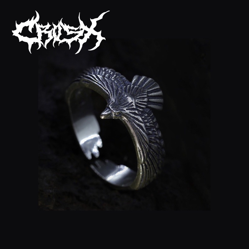 Jual WEHO RING / DRAGON EAGLE RING CROWS RING CINCIN GAGAK ELANG WINGS ...