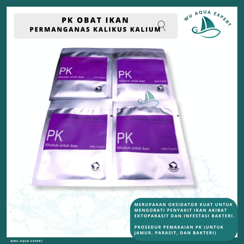 Jual PK Obat Khusus Ikan Permanganas Kalikus Kalium Permanganat ...