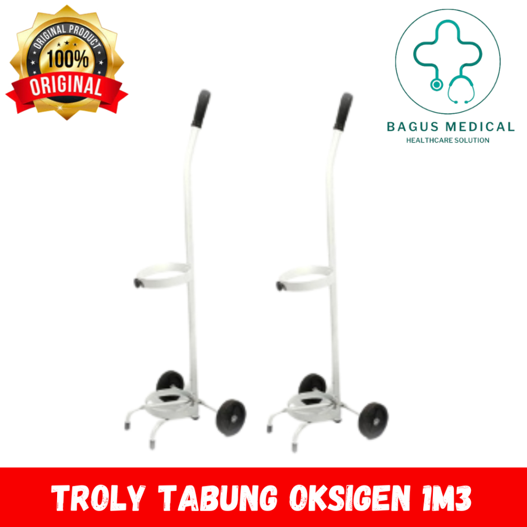Jual Troly Tabung Oksigen 1m3 / Trolley Oxygen | Shopee Indonesia