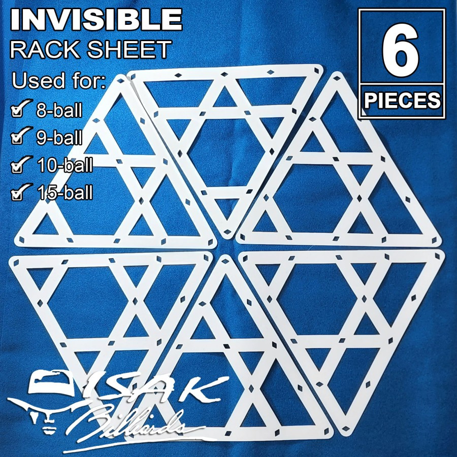 Jual Magic Ball Rack 8 9 10 15 - Set 6 PCS Triangle Segitiga Bola ...