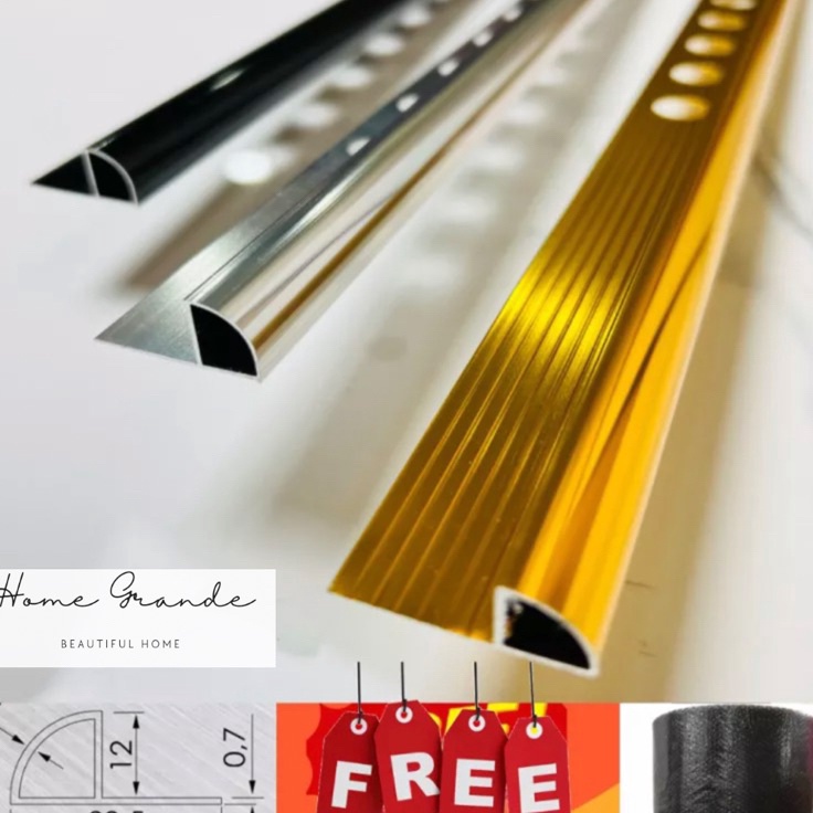 Jual Untuk Anda Tile Trim Alumunium dan PVC Kuku MacanCorner TrimBon ...