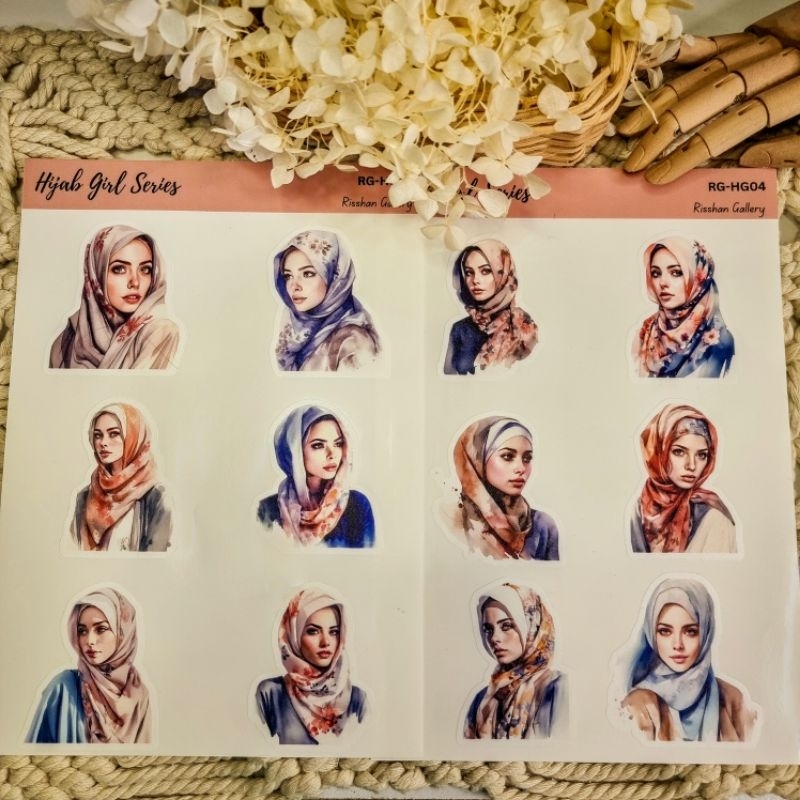 Jual Girl Sticker Edisi Hijab | Shopee Indonesia