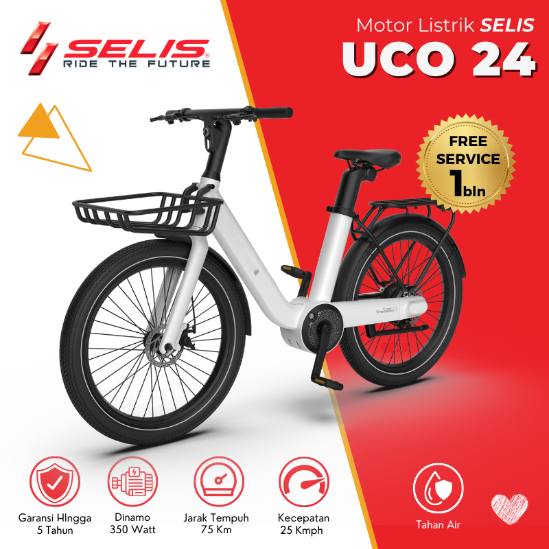 Jual SELIS - UCO 24 Sepeda Listrik Dewasa E Bike Sepeda Roadbike ...