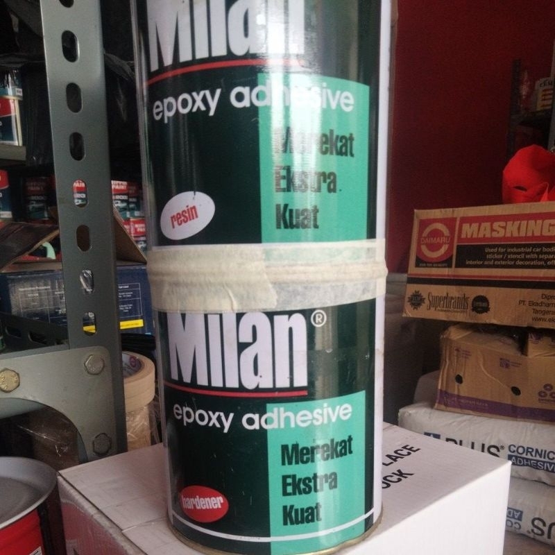 Jual Lem Epoxy 2k Milan/perekat kayu/perekat alumunium/perekat karet ...